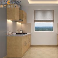 China Small Size I Shape Kitchen Cabinets With Sink And E0 Grade Material In Lacquer Finish for sale