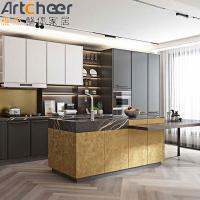 China Modern Design Style I Shape Kitchen Cabinets For Home In United States for sale