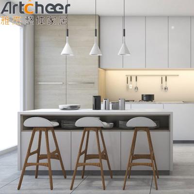 China Modern Stylish Kitchen Cabinets with Eco-Friendly Material and 3 Years Guarantee for Home and Hotel for sale