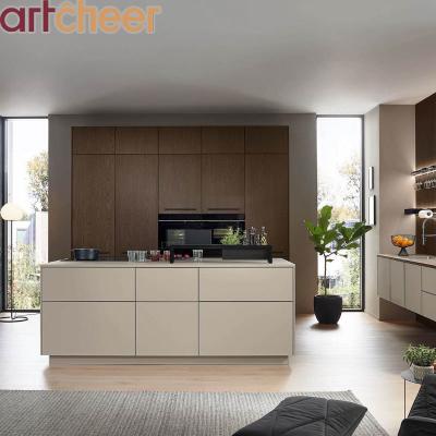China Modern Design Eco-Friendly Kitchen Island Cabinet with Customizable Modular Kitchen Cabinets for sale