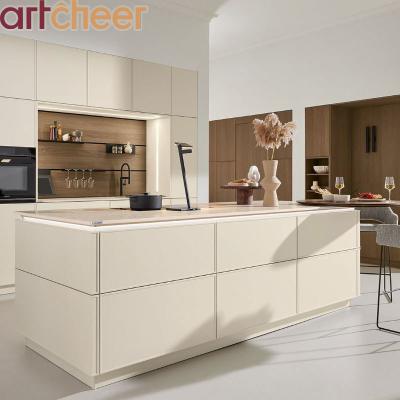 China Custom L Shaped Kitchen Cabinets Made with High Strength Plywood and Eco-Friendly Material for Modern Kitchens for sale