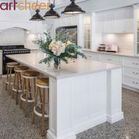 China Solid Wood Kitchen Cabinets with Customized Color and 3 Years Guarantee for Modern Kitchens for sale