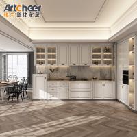 China Custom Solid Wood Kitchen Cabinet Ready to Assemble with Shaker Door and Customized Color for sale