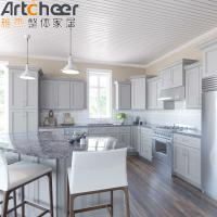 China Eco-Friendly White Shaker Kitchen Cabinet with 5-Year Warranty and Custom Size for Modern Homes for sale
