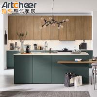 China Modern Design PVC Wood Lacquer Kitchen Cabinet Modular Kitchen with Customized Size for sale