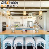 China Artcheer Imported Solid Wood Modular Kitchen Cabinets with 5 Year Warranty and Customized Color for sale
