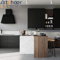 China Eco-Friendly Modern Design U Shape Kitchen Cabinet with 5 Year Warranty and Modular Kitchen Island for sale