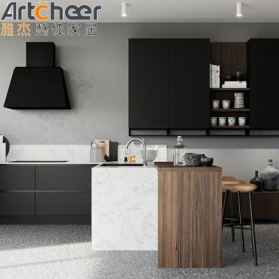 China Eco-Friendly Modern Design U Shape Kitchen Cabinet with 5 Year Warranty and Modular Kitchen Island for sale