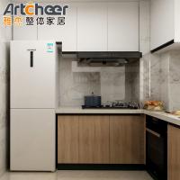 China Modern Design Solid Wood Kitchen Cabinet with Customized Color for Stylish Kitchen Furniture for sale