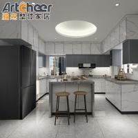 China Modern Stylish Durable Kitchen Cabinet and Island Cabinet with Customized Color Options for sale
