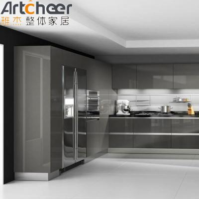 China Modern Design U Shape Kitchen Cabinet Ready to Assemble with Eco-Friendly Material for sale
