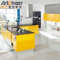 China Modern High Gloss Lacquer Finish L Shape Kitchen Cabinet with Custom Size and Eco-Friendly Material for sale