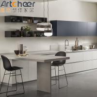 China Custom Size Eco-Friendly L Shape Kitchen Cabinet with 5 Year Warranty for Apartments and Villas for sale