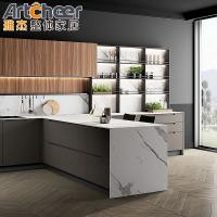 China Modern Custom Size L Shape Kitchen Cabinet with Eco-Friendly Materials and 5 Year Warranty for sale