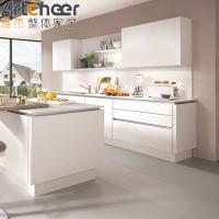 China Custom Size L Shape Kitchen Cabinet Set with Eco-Friendly Material and 5 Year Warranty for sale