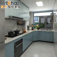 China Modern Design L Shape Kitchen Cabinet with 3 Years Warranty and Customized Color for sale