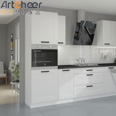 China High Gloss Lacquer L Shape Kitchen Cabinet with Eco-Friendly Material and Customized Size for sale
