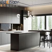 China Outdoor Kitchen Set with L Shape Island Table Featuring Stainless Steel Drawer and Contemporary Design in Customized Size for sale