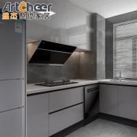 China Modern Design Customized Color Durable L Shape Kitchen Cabinet for Modular Kitchen Solutions for sale