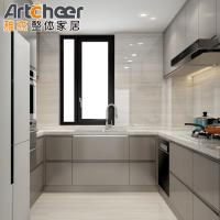 China Modern L Shape Kitchen Cabinet with Lacquer Matt Finish and Customized Color in Eco-Friendly Material for sale