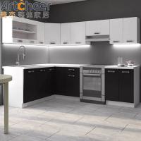 China Customized Design L Shape Kitchen Cabinet Set with Particle Board Carcase and 3 Years Guarantee for sale