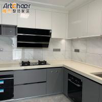 China Modern L Shape Kitchen Cabinet Set with Customized Color Durable Eco Friendly Material for sale