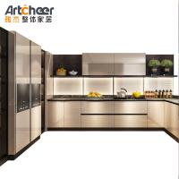 China Modern L Shape Kitchen Cabinet with Customized Color Eco-Friendly Material and 3 Years Guarantee for sale