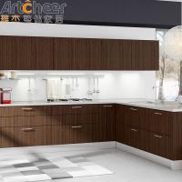China Custom Size L Shape Kitchen Cabinet with Eco-Friendly Material and 5 Year Warranty for sale