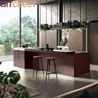 China Eco-Friendly Modern Design Kitchen Cabinet with Customizable Size for Modular Kitchen for sale