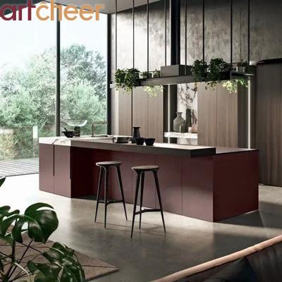 China Eco-Friendly Modern Design Kitchen Cabinet with Customizable Size for Modular Kitchen for sale