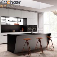 China Modern White Color Kitchen Cabinet with Custom Size Kitchen Island and Eco-Friendly Material for sale