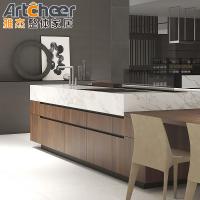 China Marine Plywood Kitchen Cabinet with Laminated Finish and Simple Design for Modern Kitchens for sale