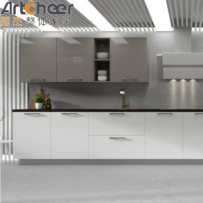 China Minimalist Custom Made Kenya Design Kitchen Cabinet with Scandinavian Style and Eco-Friendly Material for sale