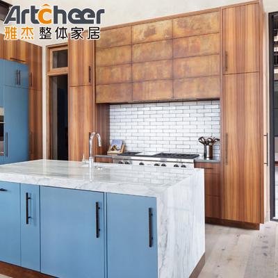China Dammam Steel Kitchen Cabinet with Customized Design Modern Style and 3 Years Guarantee for sale
