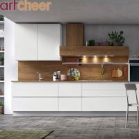 China Modern Style White Color Kitchen Cabinet with 3 Years Guarantee and Modular Kitchen Island for sale