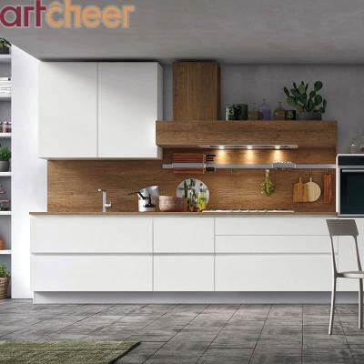China Modern Style White Color Kitchen Cabinet with 3 Years Guarantee and Modular Kitchen Island for sale