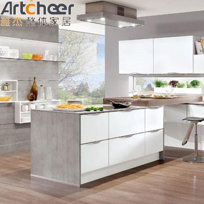 China Customizable Color Modern Design Kitchen Cabinet with 3 Years Guarantee Modular Kitchen Island for sale