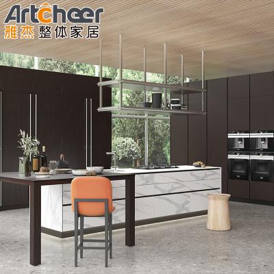 China Modern Design Eco-Friendly Kitchen Cabinet with Customized Color for Kitchen Furniture for sale