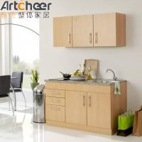 China Modern Design Small Apartment Kitchen Cabinet with Plywood Door for Modular Kitchen Furniture for sale