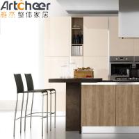 China Modern Kitchen Storage Cabinet with Movable Counter Top and Eco-Friendly Melamine Finish for sale