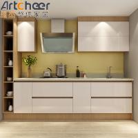 China Modern Design Kitchen Cabinet with Customizable Size and Eco-Friendly Material for Contemporary Kitchens for sale