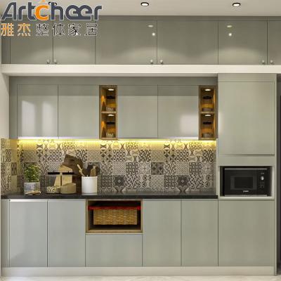 China Modern Stylish Kitchen Cabinet with Customized Color and Eco-Friendly Material for Modular Kitchen for sale