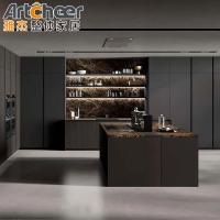 China Modern Stylish Kitchen Cabinet with Customized Color and Durable Modular Kitchen Furniture for sale