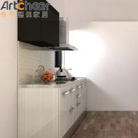 China Modern Stylish Kitchen Cabinet with Solid Wood and Melamine Finish for Luxury Design for sale