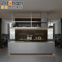 China Modern Customized Size Kitchen Cabinet with Eco-Friendly Material and 3 Years Guarantee for sale
