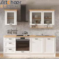 China Artificial Stone Countertops Kitchen Cabinet with Customized Color and Eco-Friendly Material for Modern Kitchens for sale