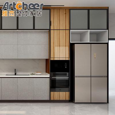 China European Style Ready to Assemble Kitchen Cabinet with Eco-Friendly Material for Modern Homes for sale