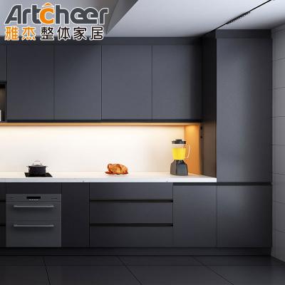 China Modern MDF Door Kitchen Cabinet with Customized Size and Contemporary Design for Modular Storage for sale