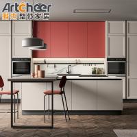 China Eco-Friendly Scandinavian Design Kitchen Cabinets with 3 Years Warranty and Modular Kitchen Furniture for sale