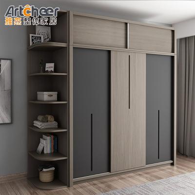China Modern Stylish Custom Wardrobe Closet with Eco-Friendly Material and Customized Size for sale